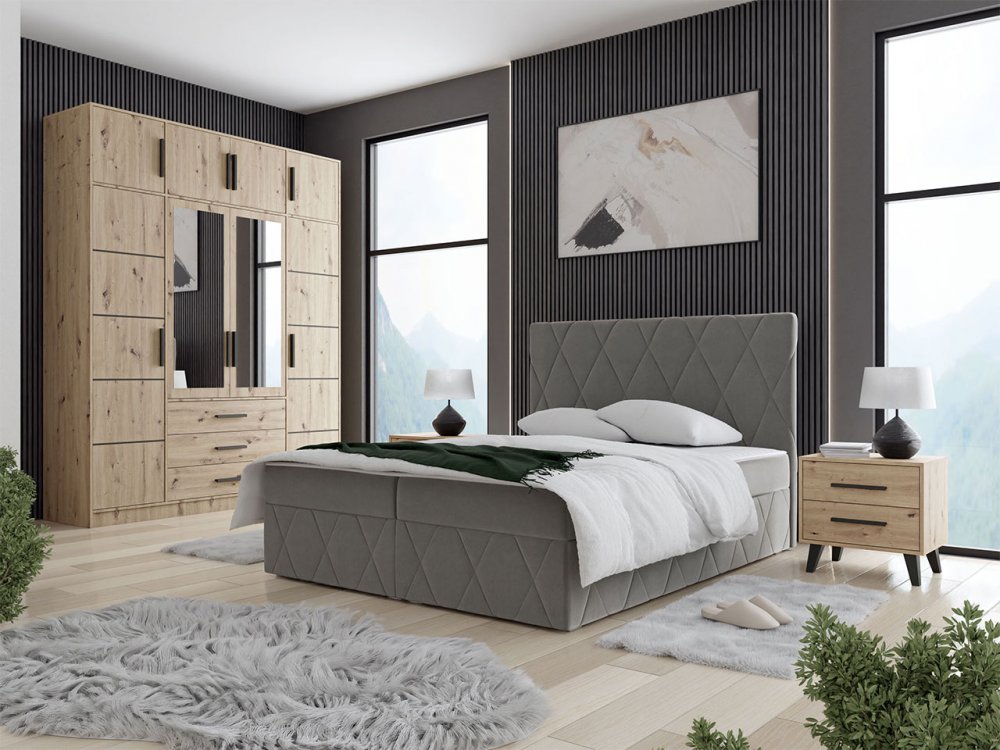 Mobilă Dormitor Korku I | dormitor funcțional