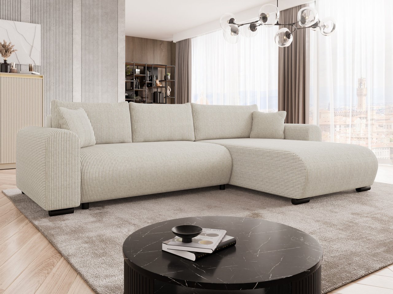 Colțar cu funcție de dormit Duolos Reiat | Livrare gratuită