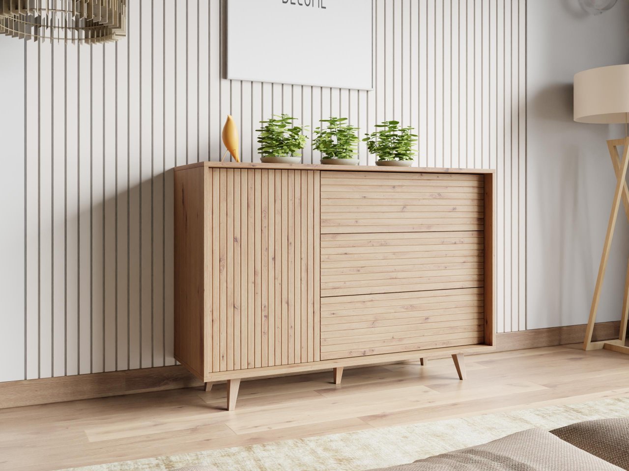 Comodă living Trikso 1D3SZ | Livrare 0 lei